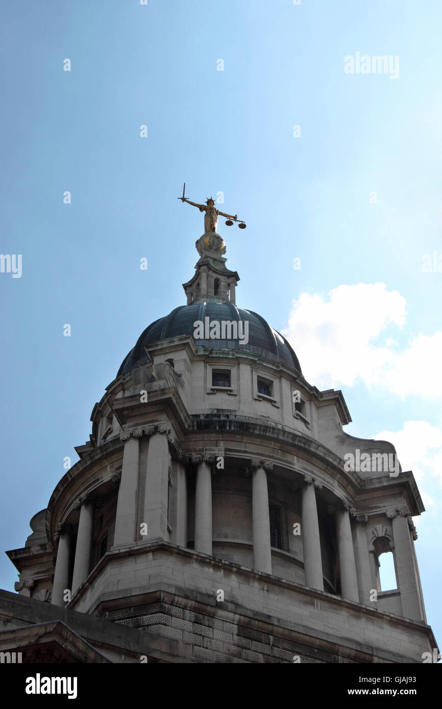 The Central Criminal Court, The Old Bailey, London Stock Photo - Alamy
