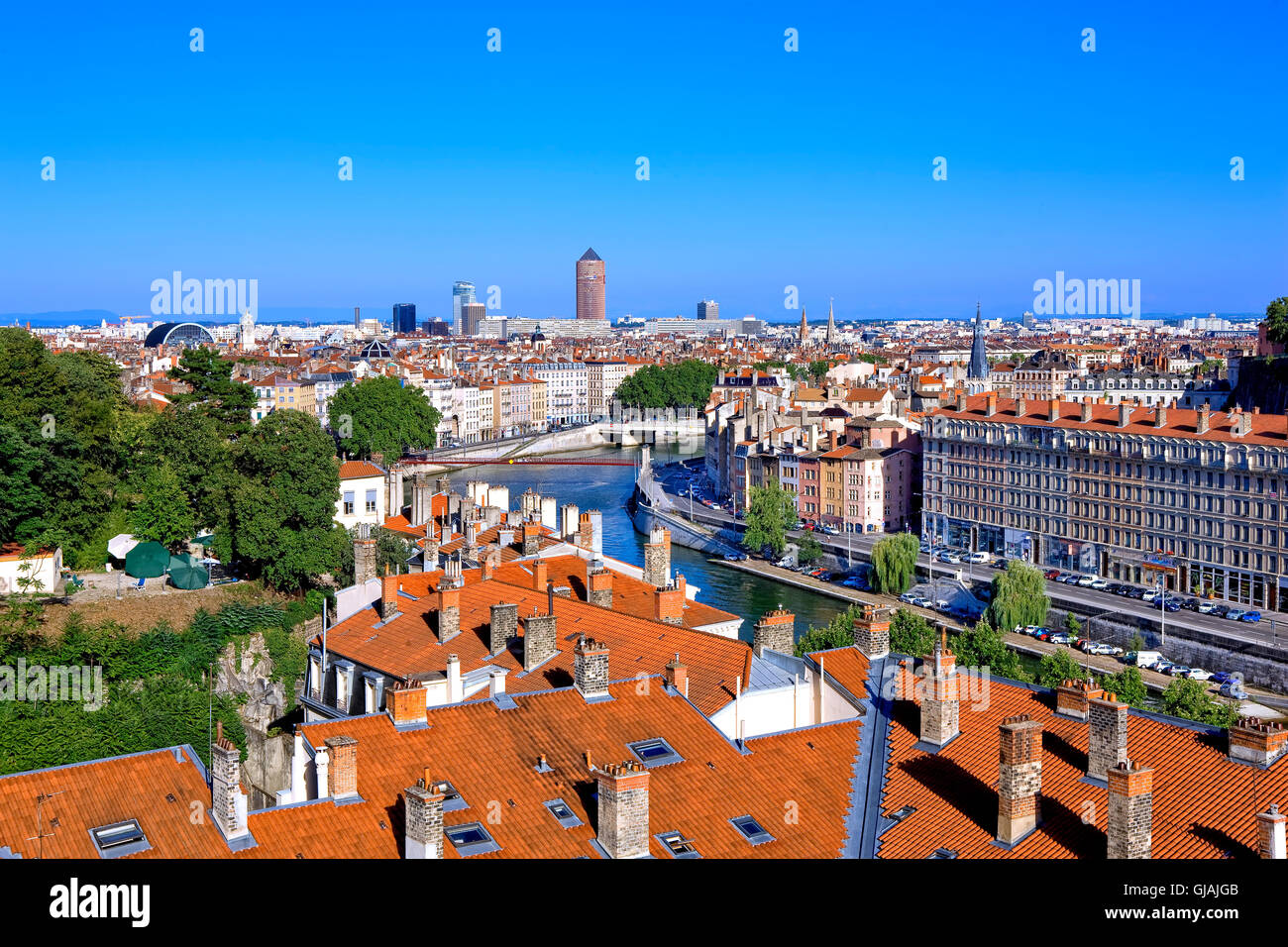 Lyon overview hi-res stock photography and images - Alamy