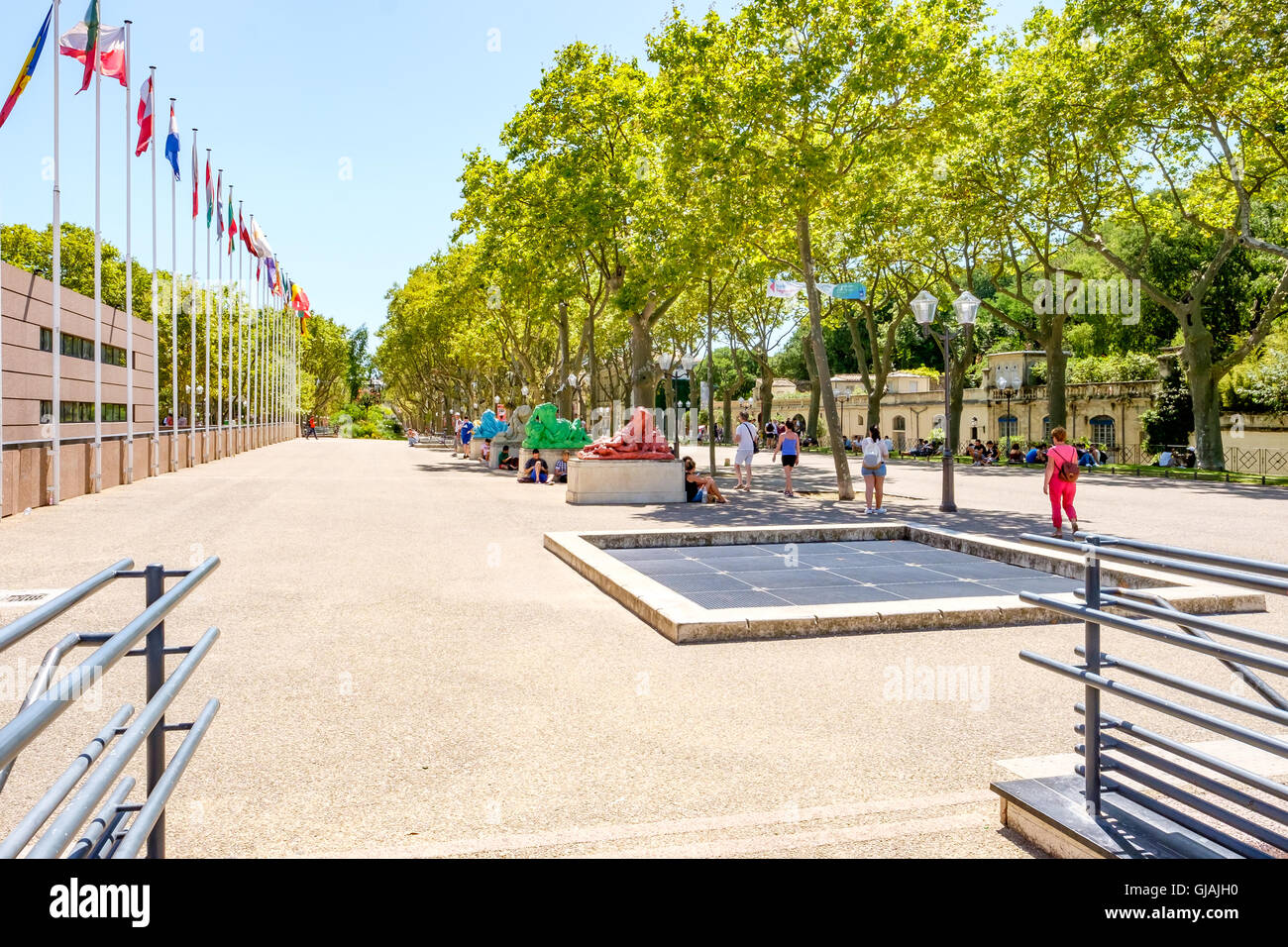Flags montpellier hi-res stock photography and images - Alamy