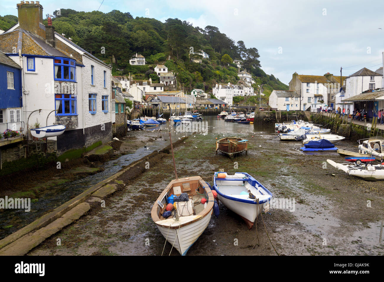 Polperro Harbour, Cornwall Stock Photo - Alamy