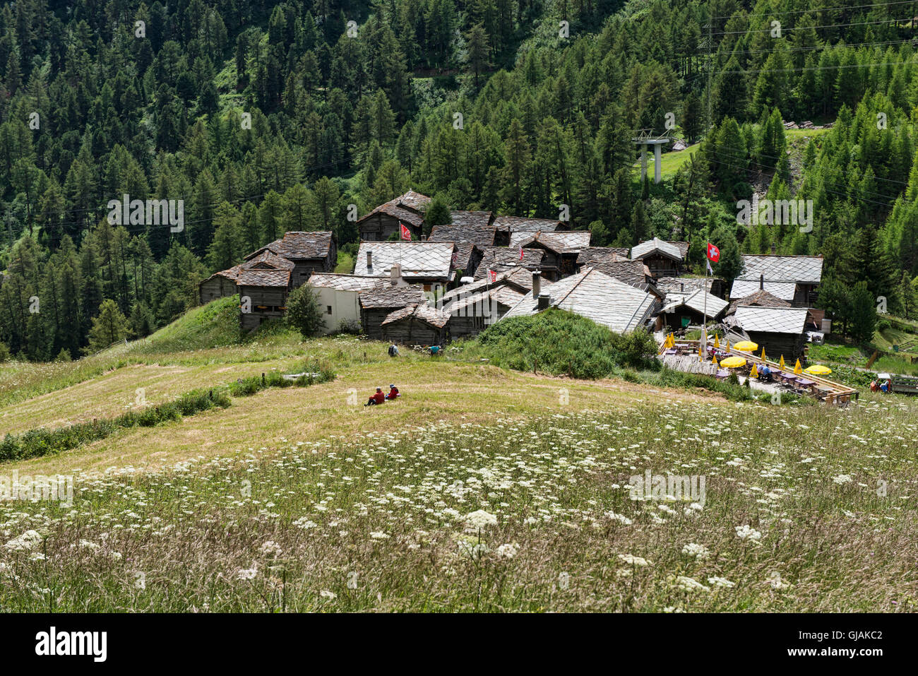Zermatt Zmutt Village High Resolution Stock Photography and Images - Alamy