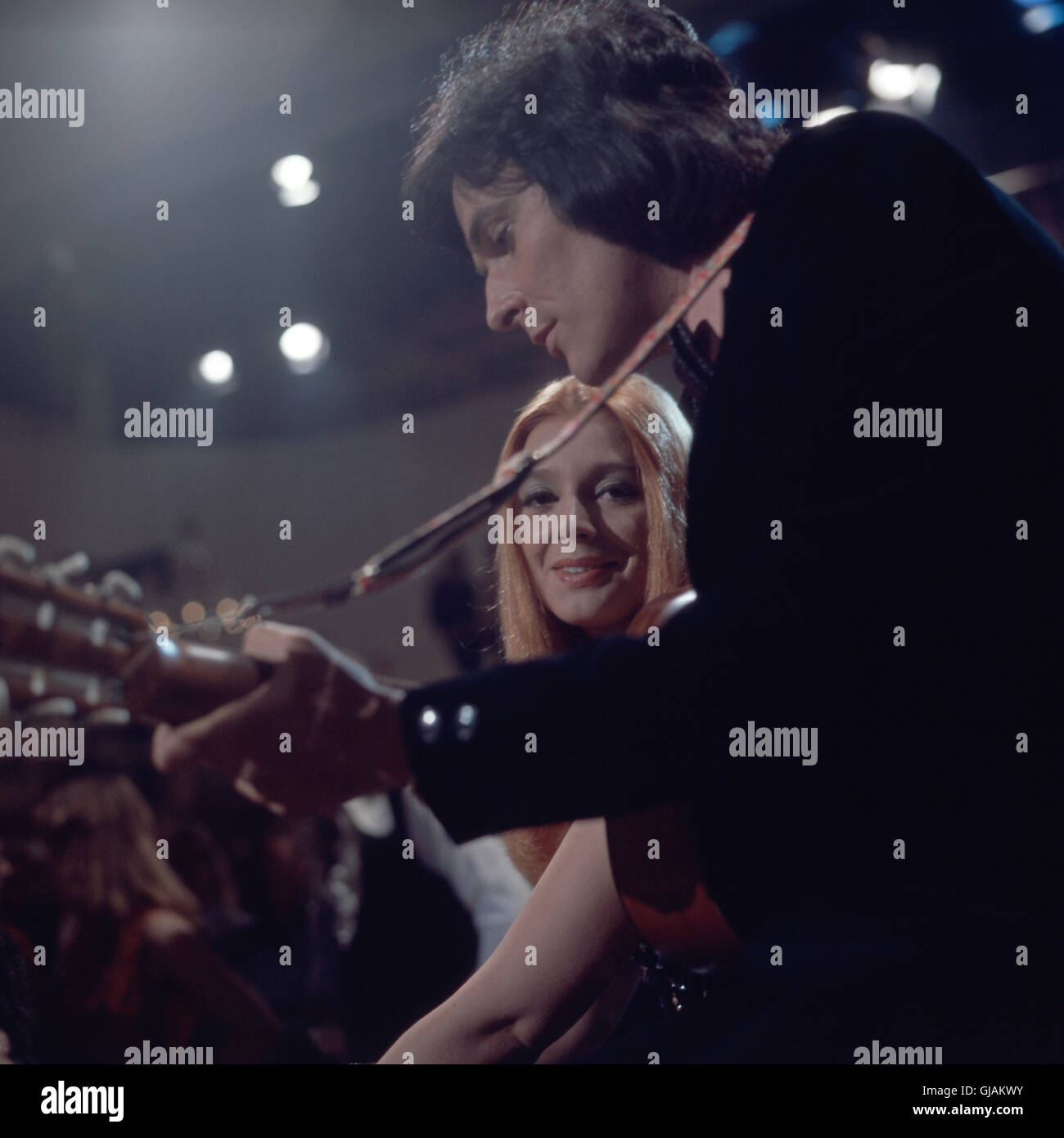 Das deutsche Schlagerduo Cindy und Bert treten in einer Silvestershow ...