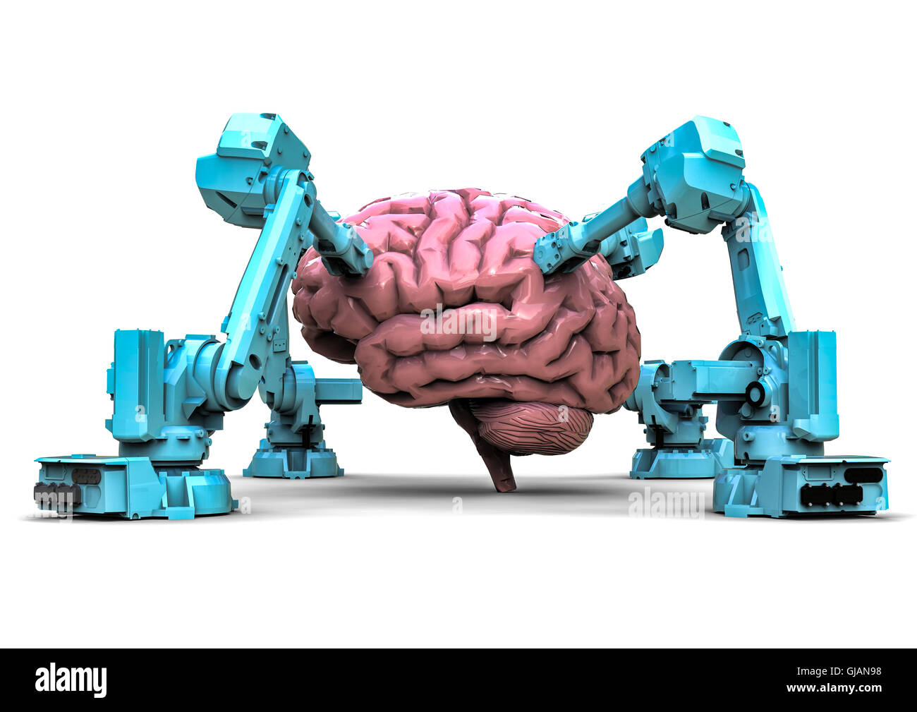 Brain scan research Cut Out Stock Images & Pictures - Alamy