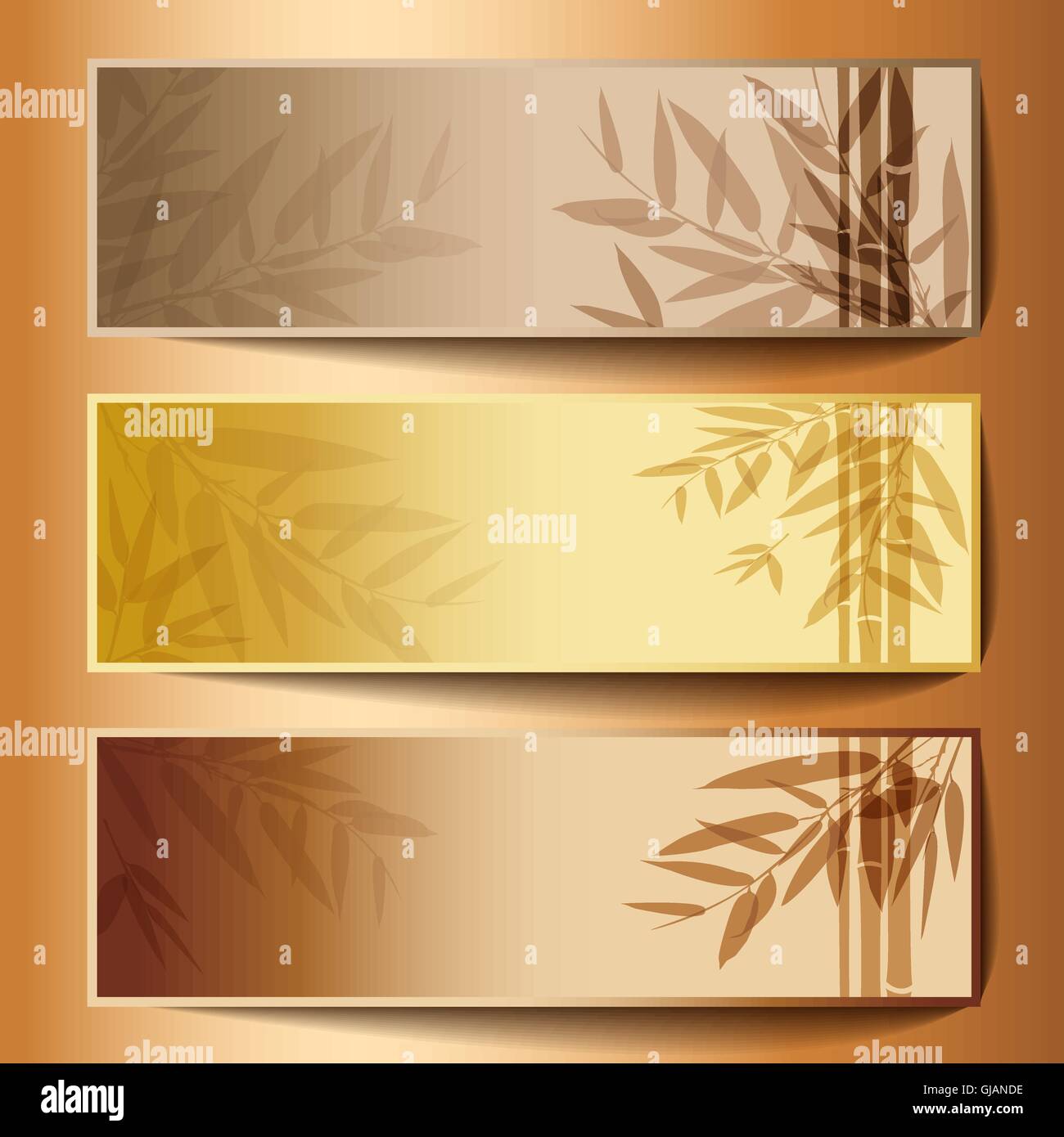 Colorful banners with the tree branches Stock Vector Image & Art - Alamy