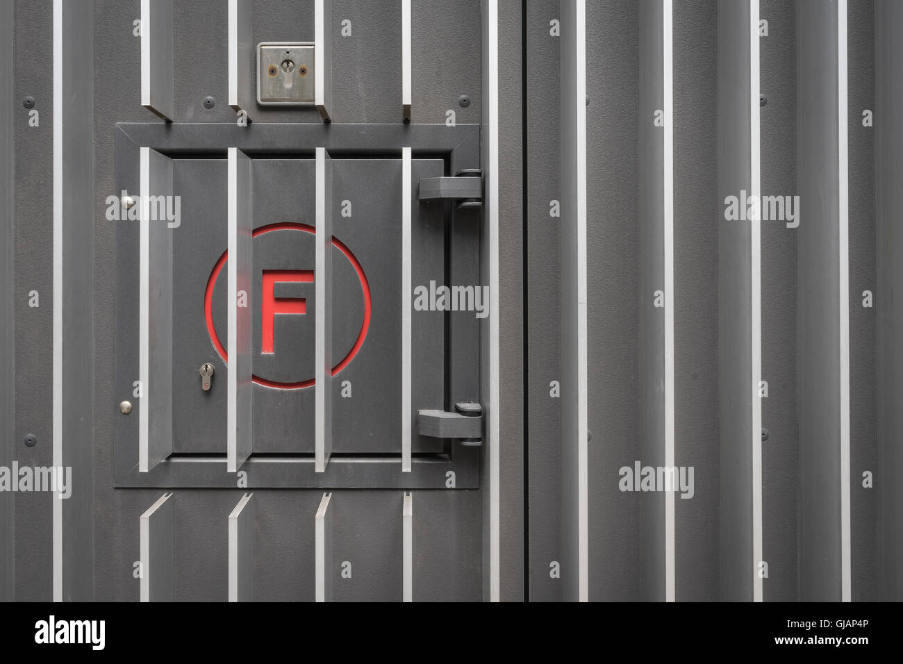 Industrial wall detail Stock Photo - Alamy