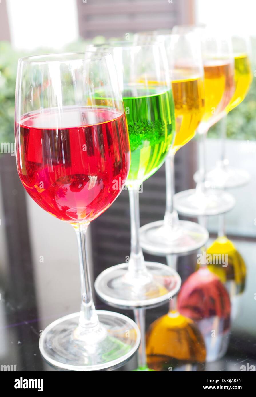 Colorful glasses hi-res stock photography and images - Alamy