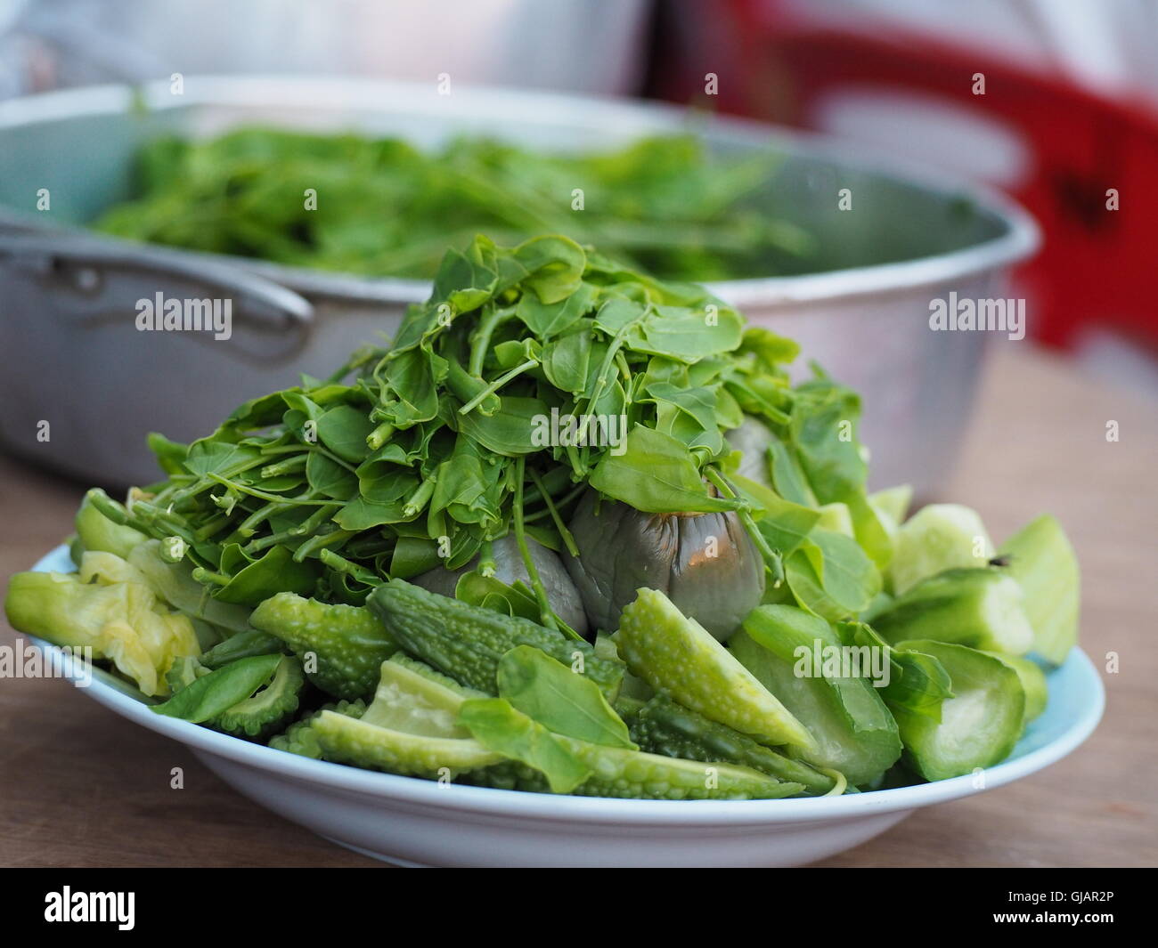 Mixed steamed vegetable Stock Photo - Alamy