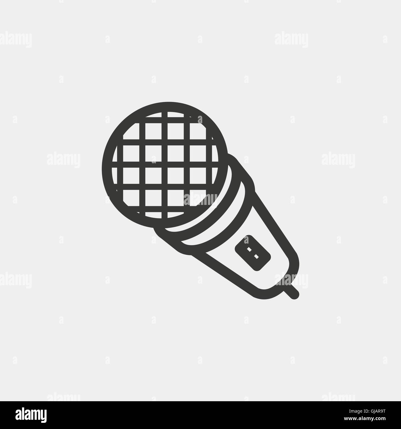 Microphone vector hi-res stock photography and images - Alamy