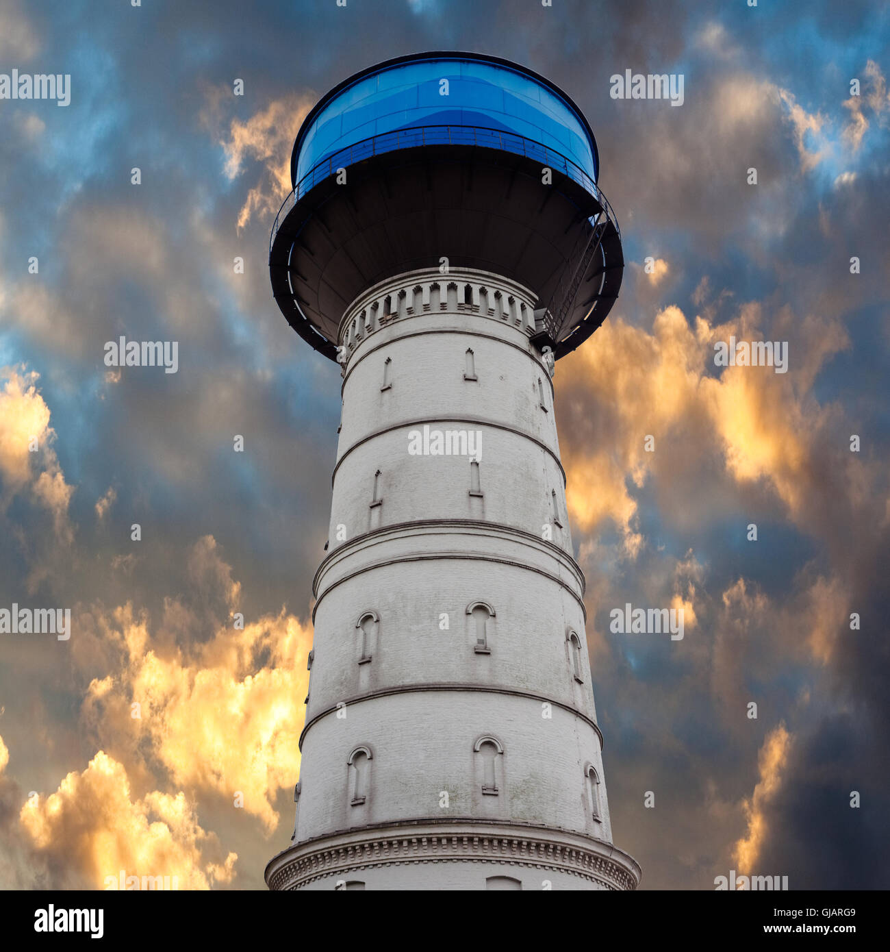 Water Reservoir Brick Tower Stock Photo - Alamy