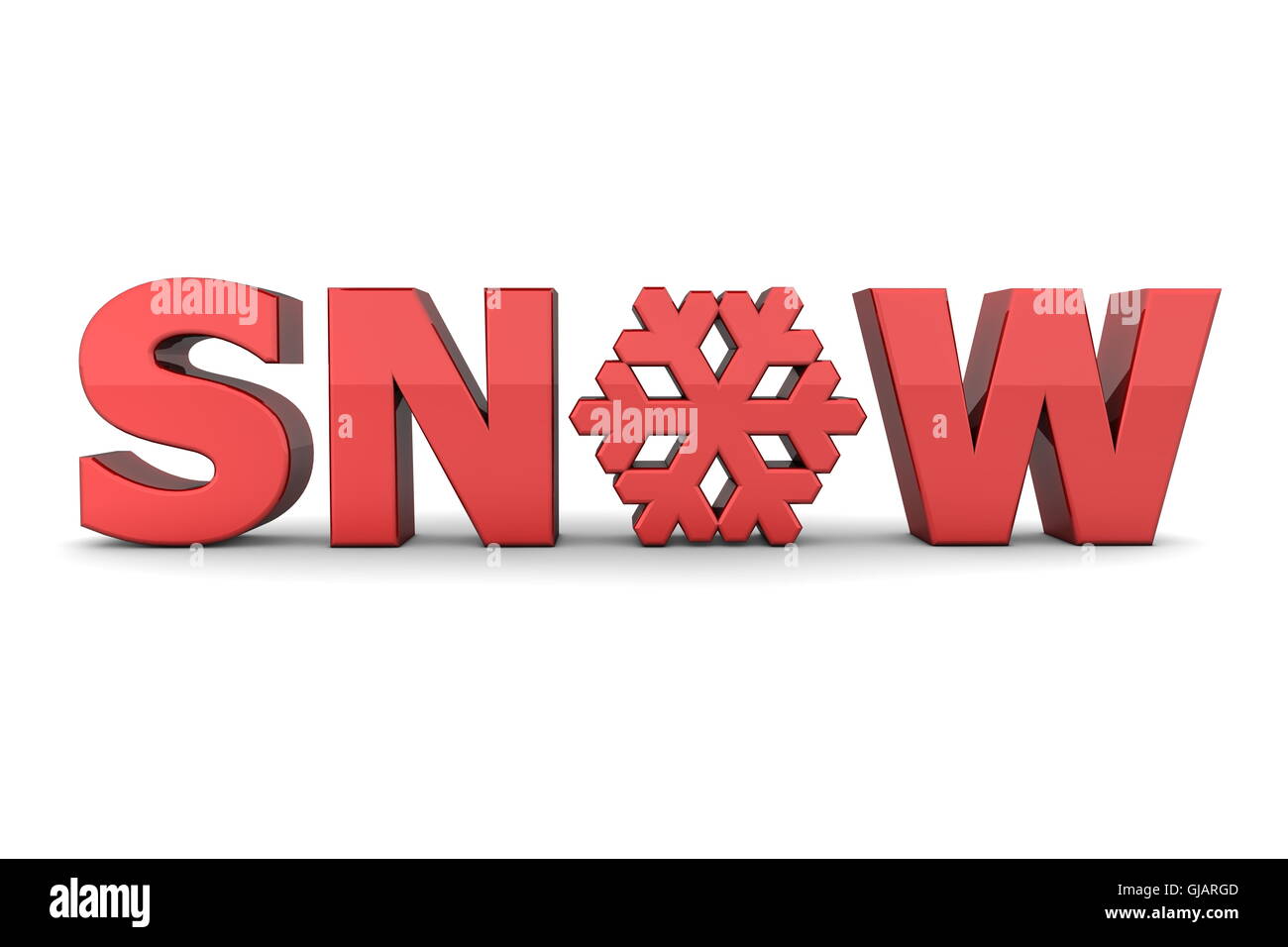 Bold red and white letters hi-res stock photography and images - Alamy