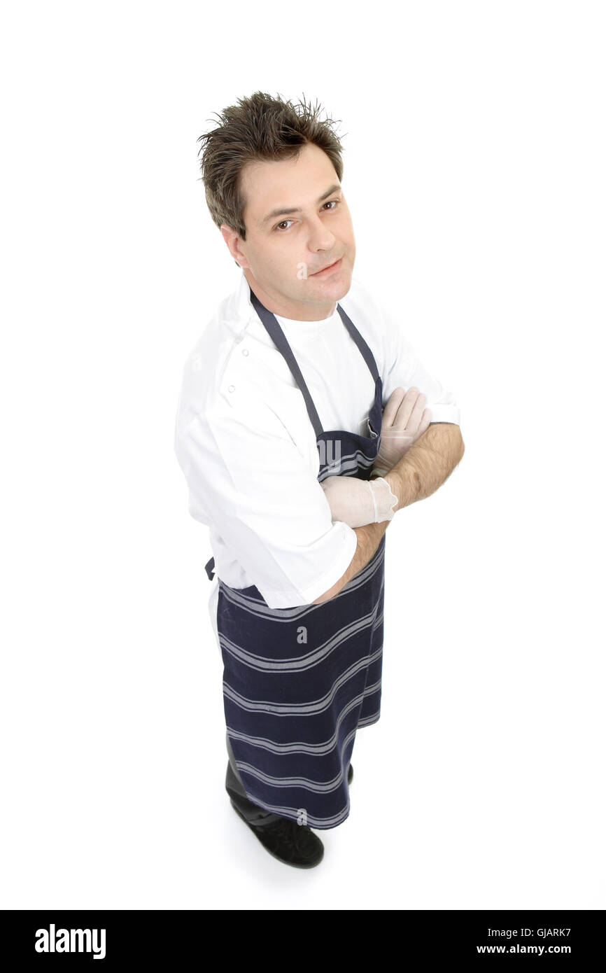 Male butcher Cut Out Stock Images & Pictures - Alamy