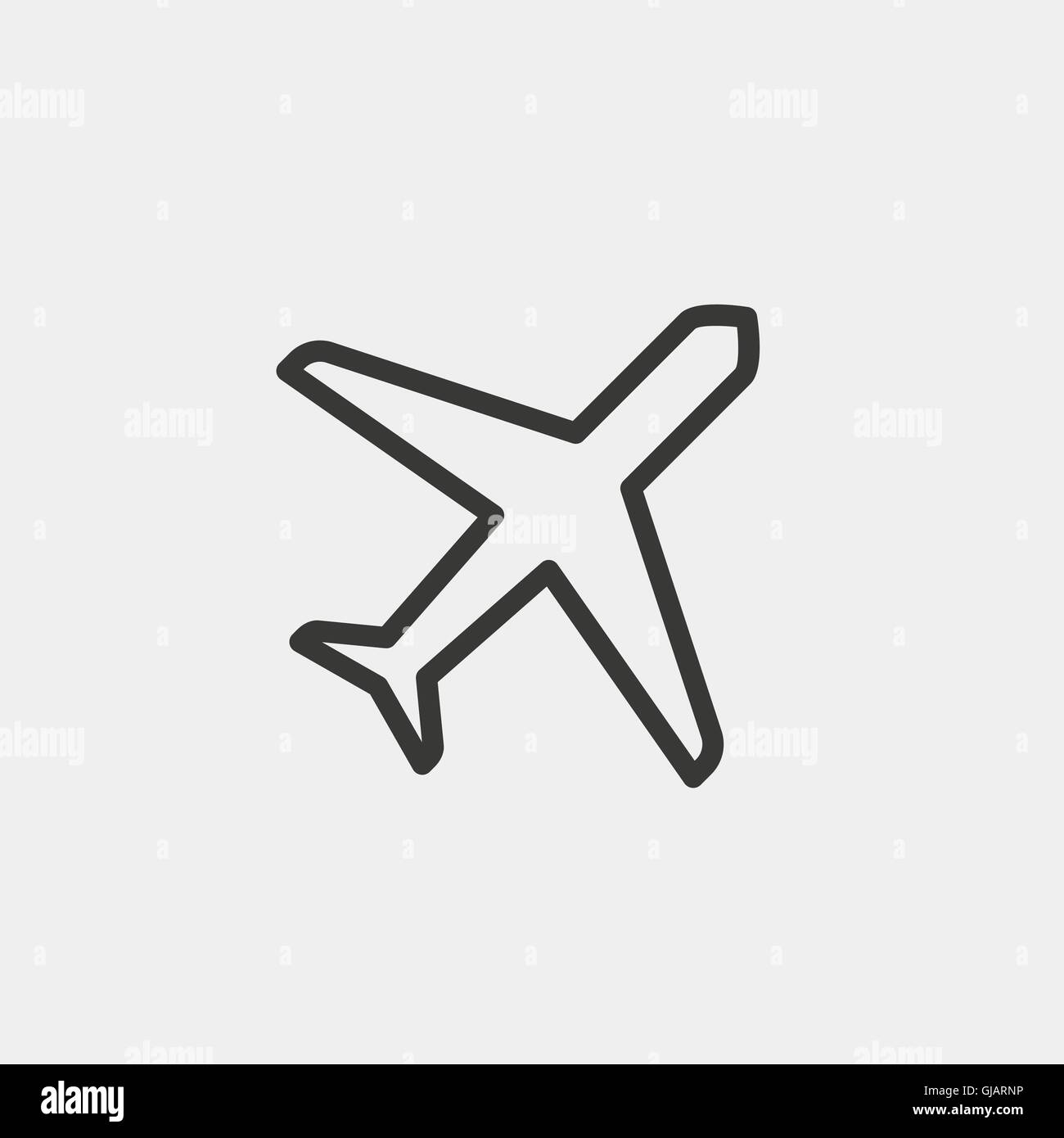 Brown airplane Stock Vector Images - Alamy