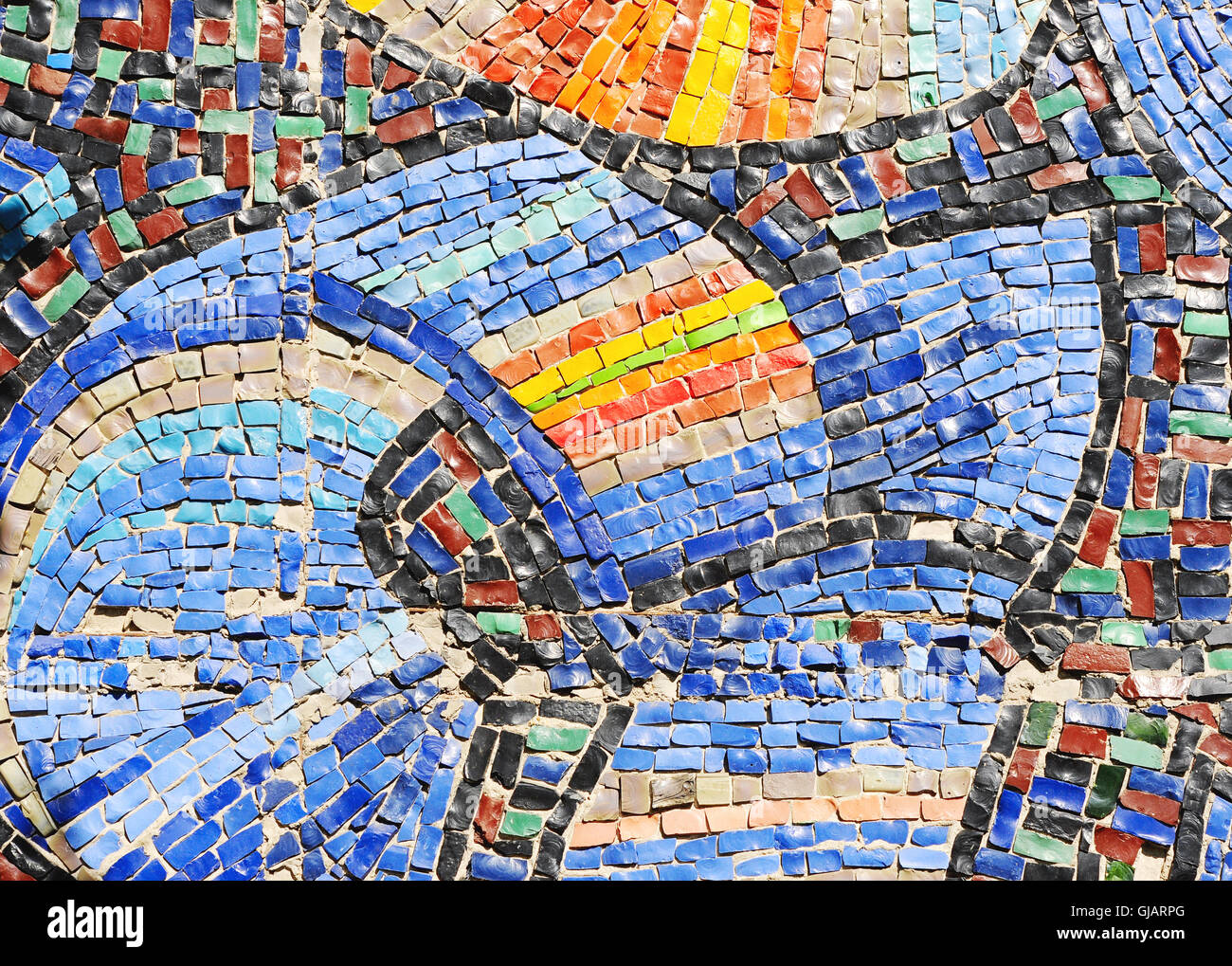 mosaic texture on wall Stock Photo - Alamy