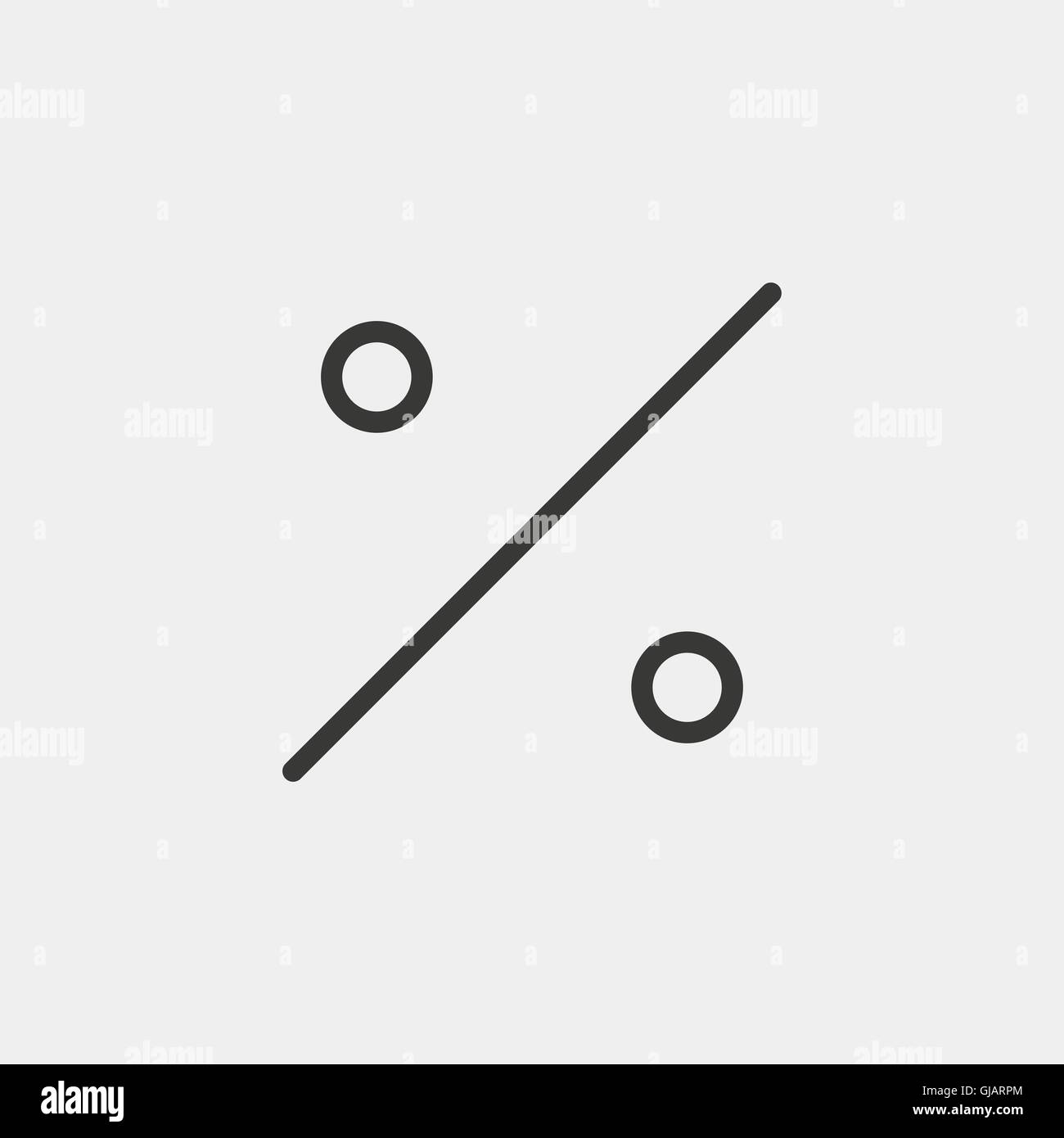 Percent flat icon Black and White Stock Photos & Images - Alamy