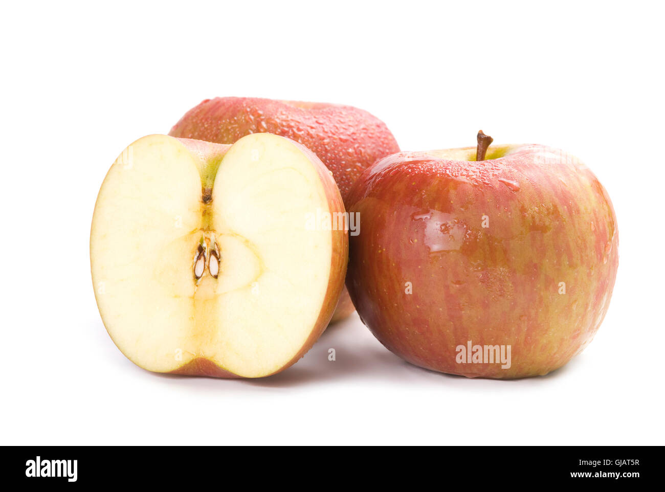 Isolated fresh apple fruit Stock Photo - Alamy
