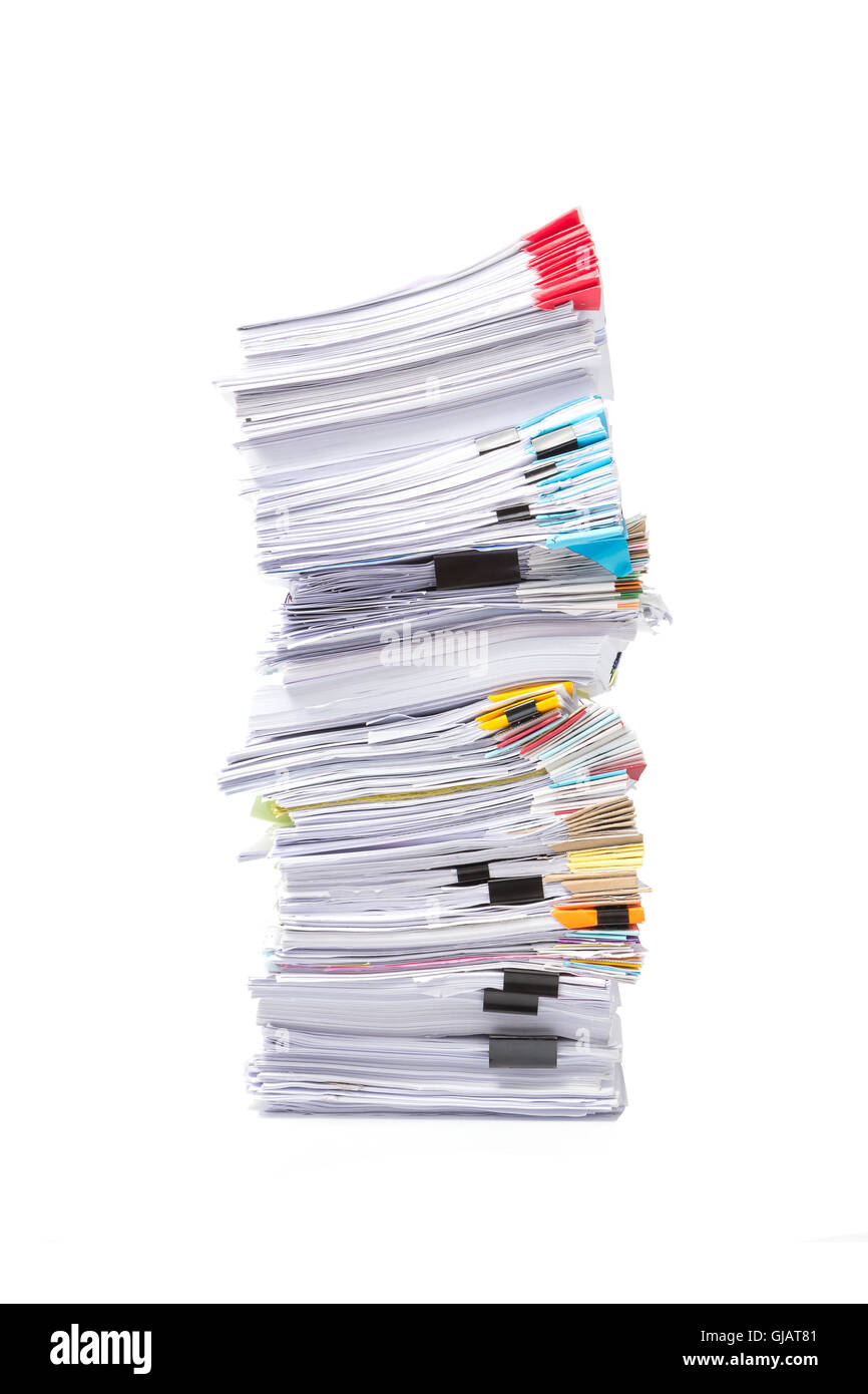 Business table papers Cut Out Stock Images & Pictures - Alamy