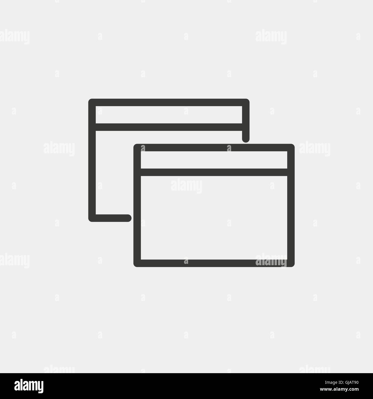 Browsers vector vectors hi-res stock photography and images - Alamy