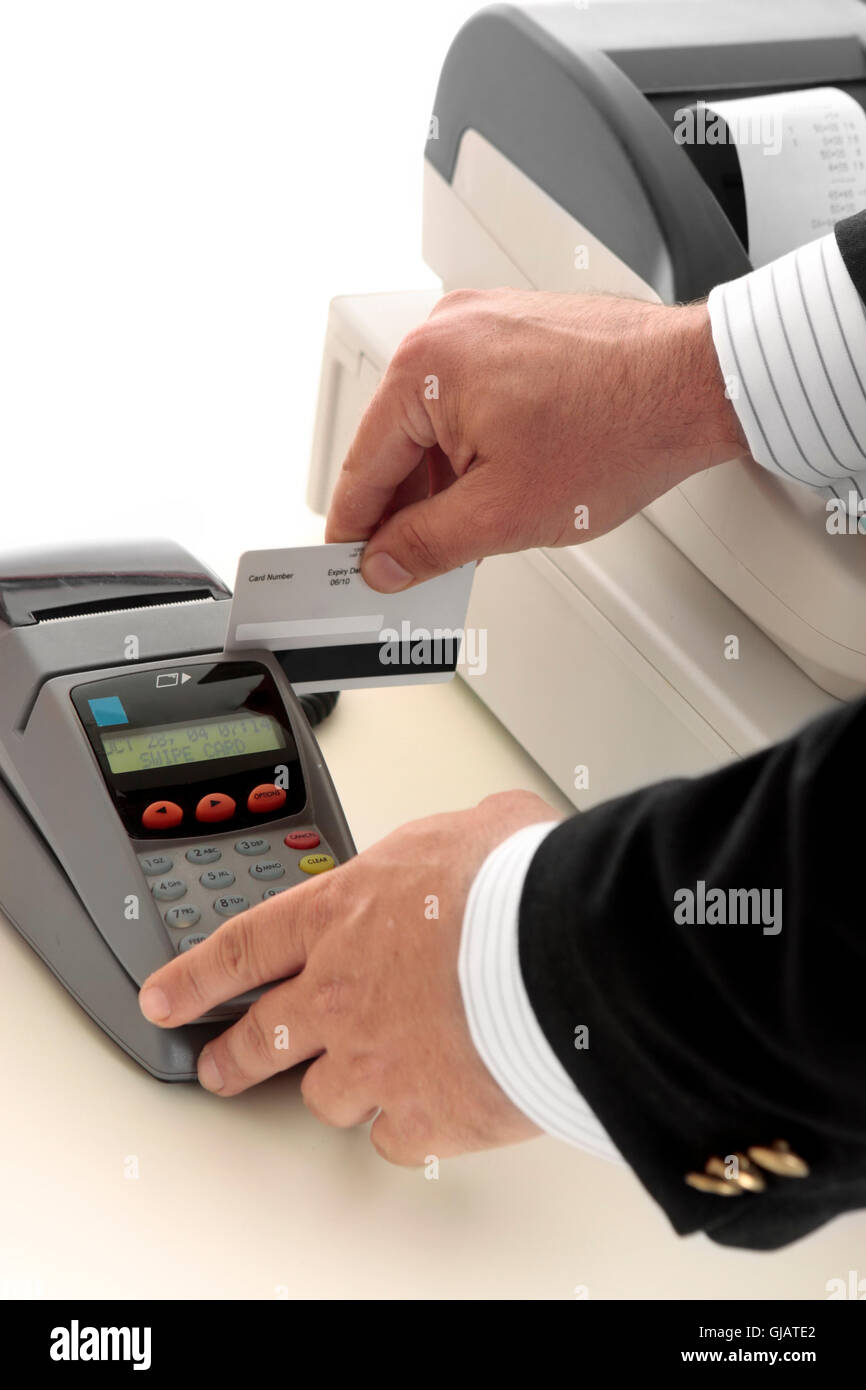 credit or bank card transaction Stock Photo - Alamy