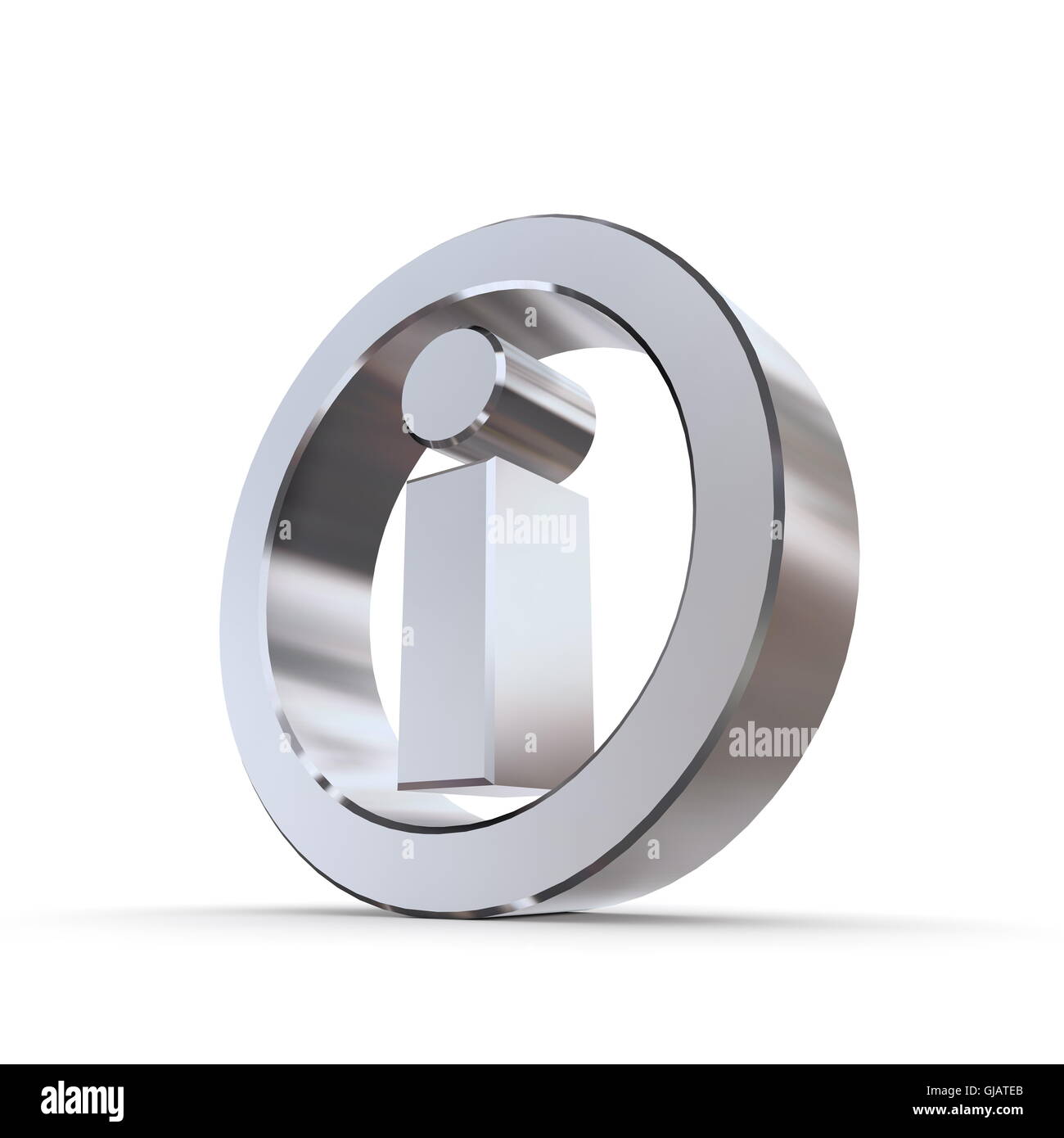 Shiny Information i Symbol Stock Photo - Alamy