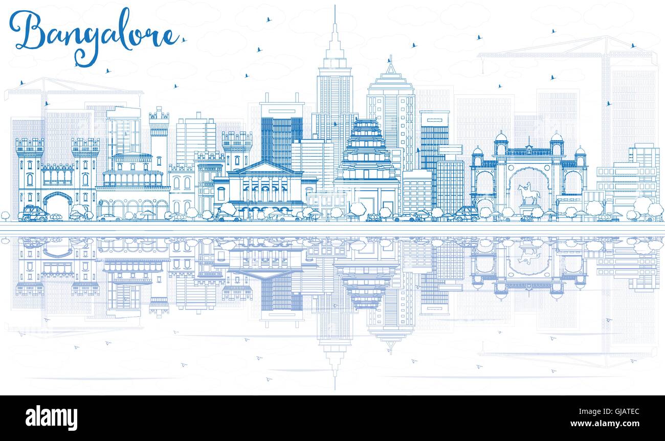 Bangalore blue Stock Vector Images - Alamy