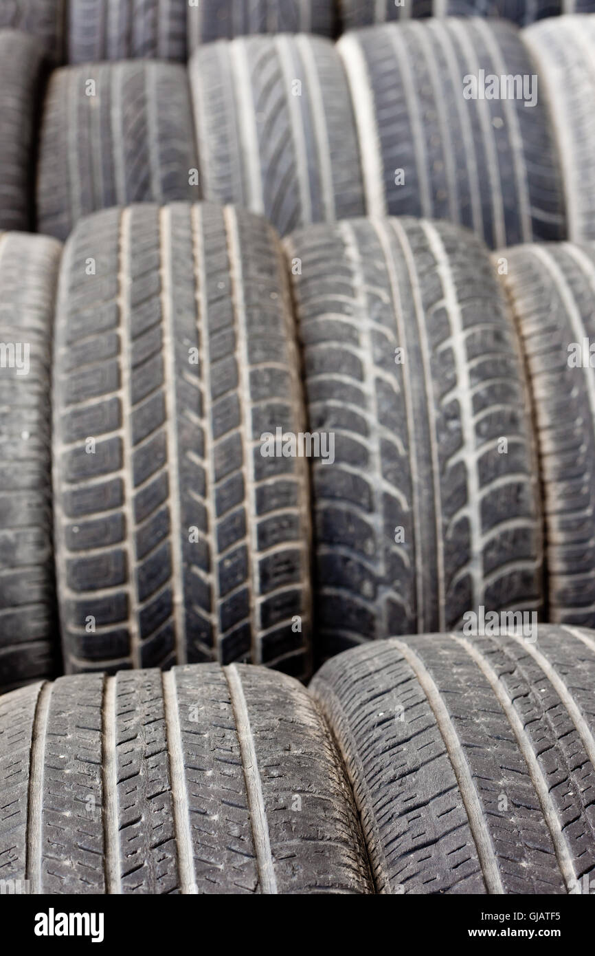 Old tires background texture pattern Stock Photo - Alamy