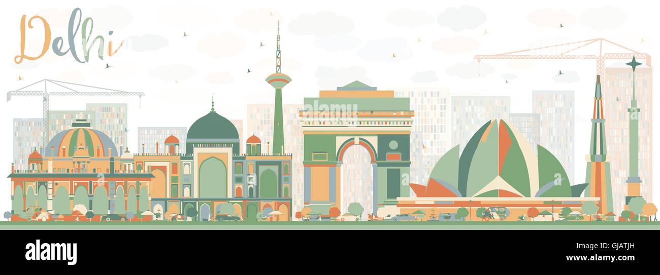 Delhi Stock Vector Images - Alamy