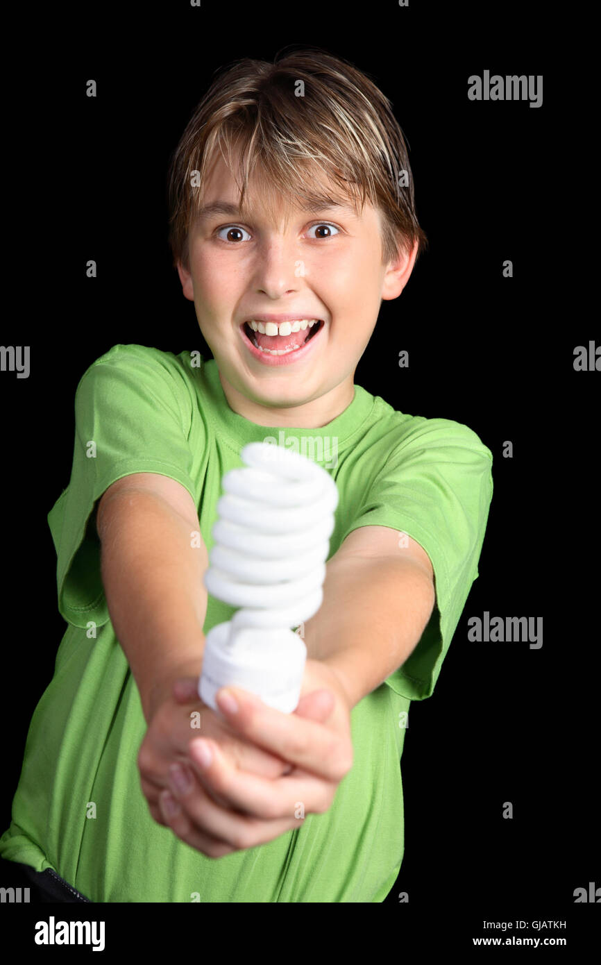 Green energy light sources Stock Photo - Alamy