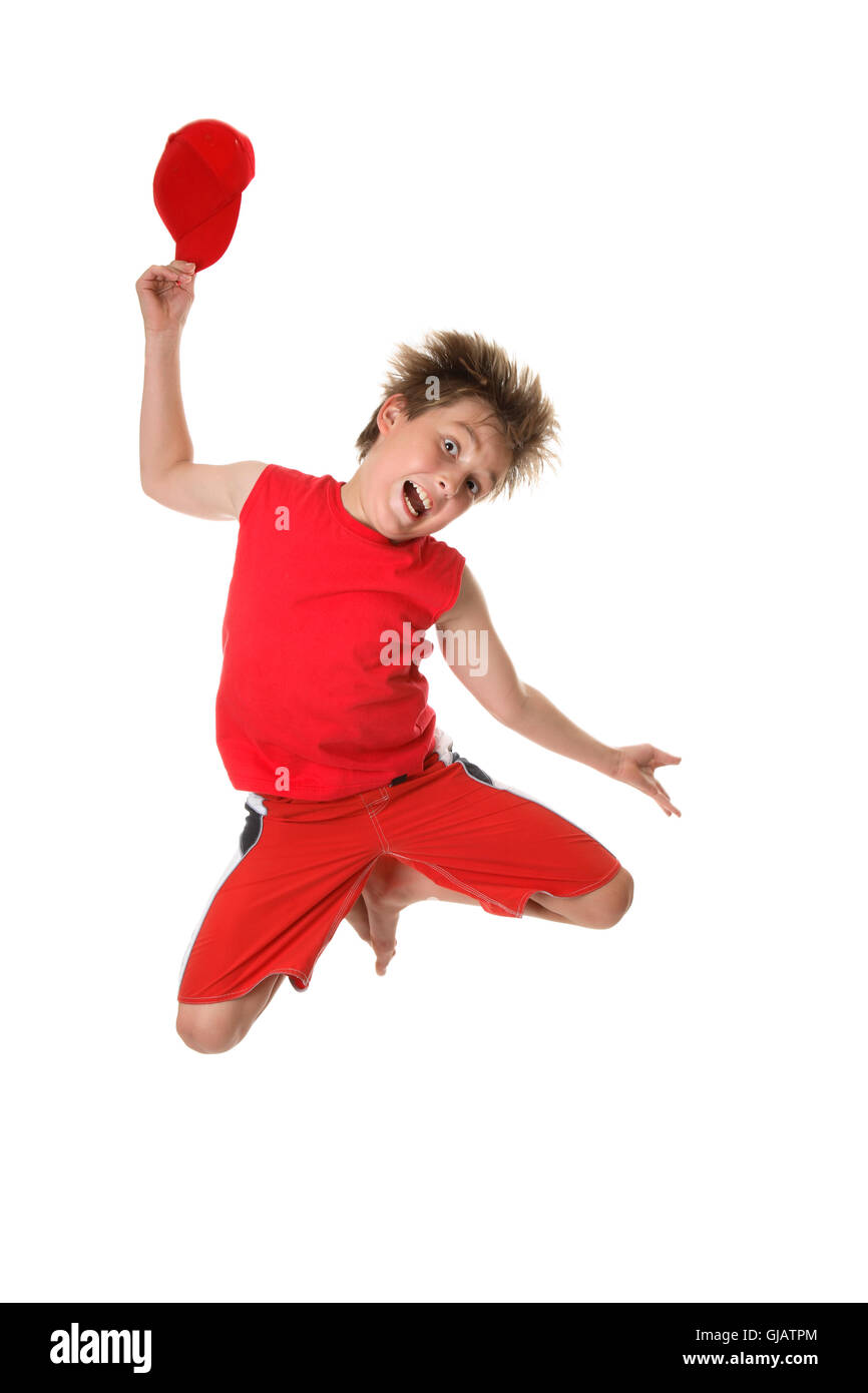 Happy leap hi-res stock photography and images - Alamy