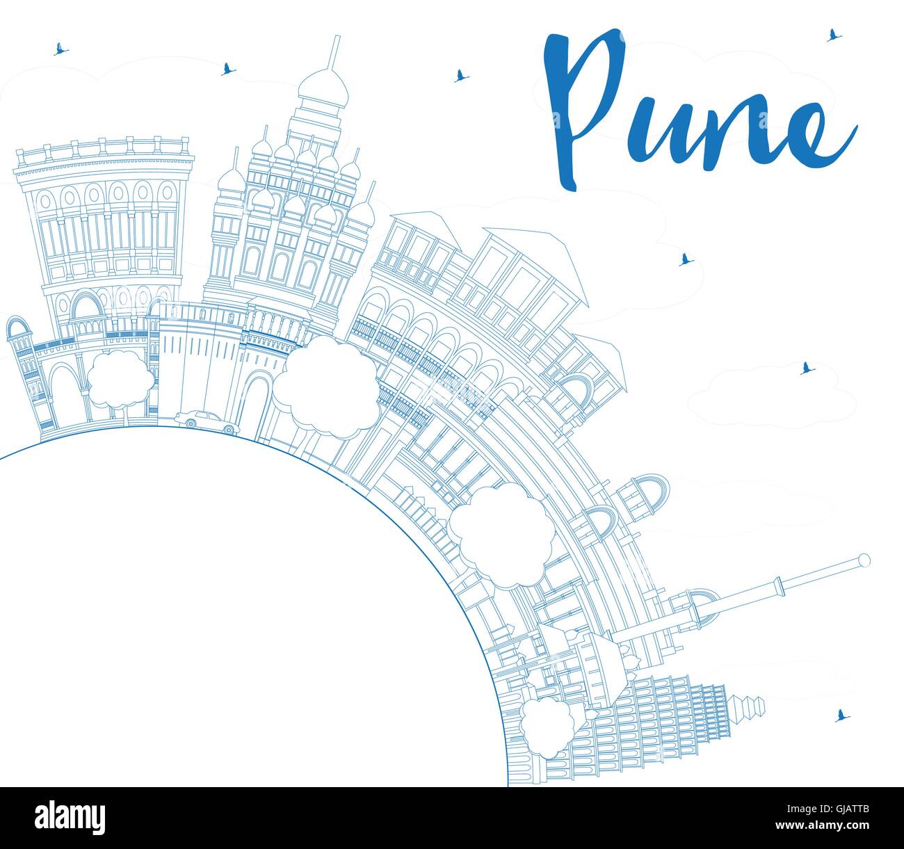Bird of pune Stock Vector Images - Alamy