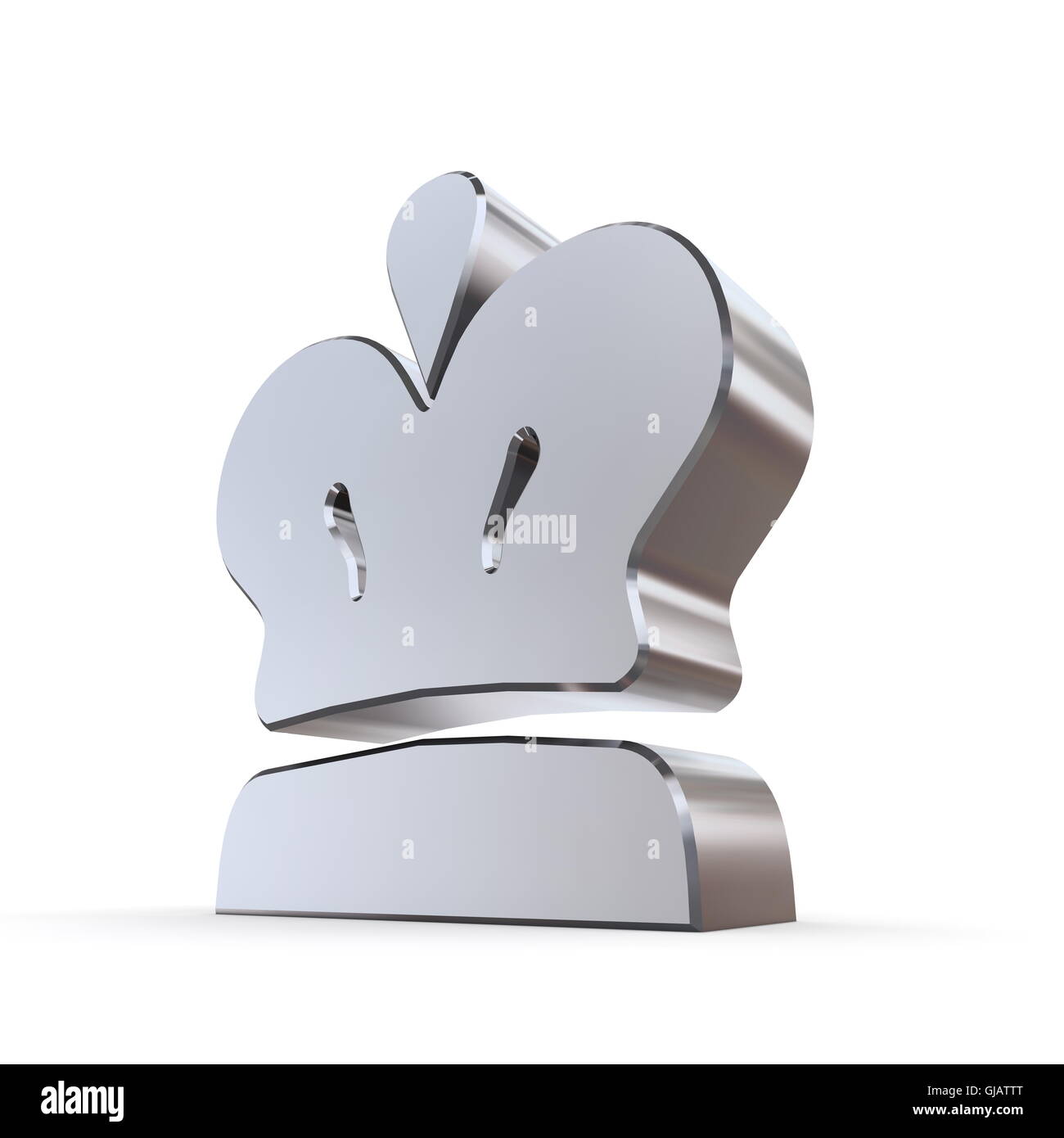 Shiny Solid Round Crown Stock Photo - Alamy