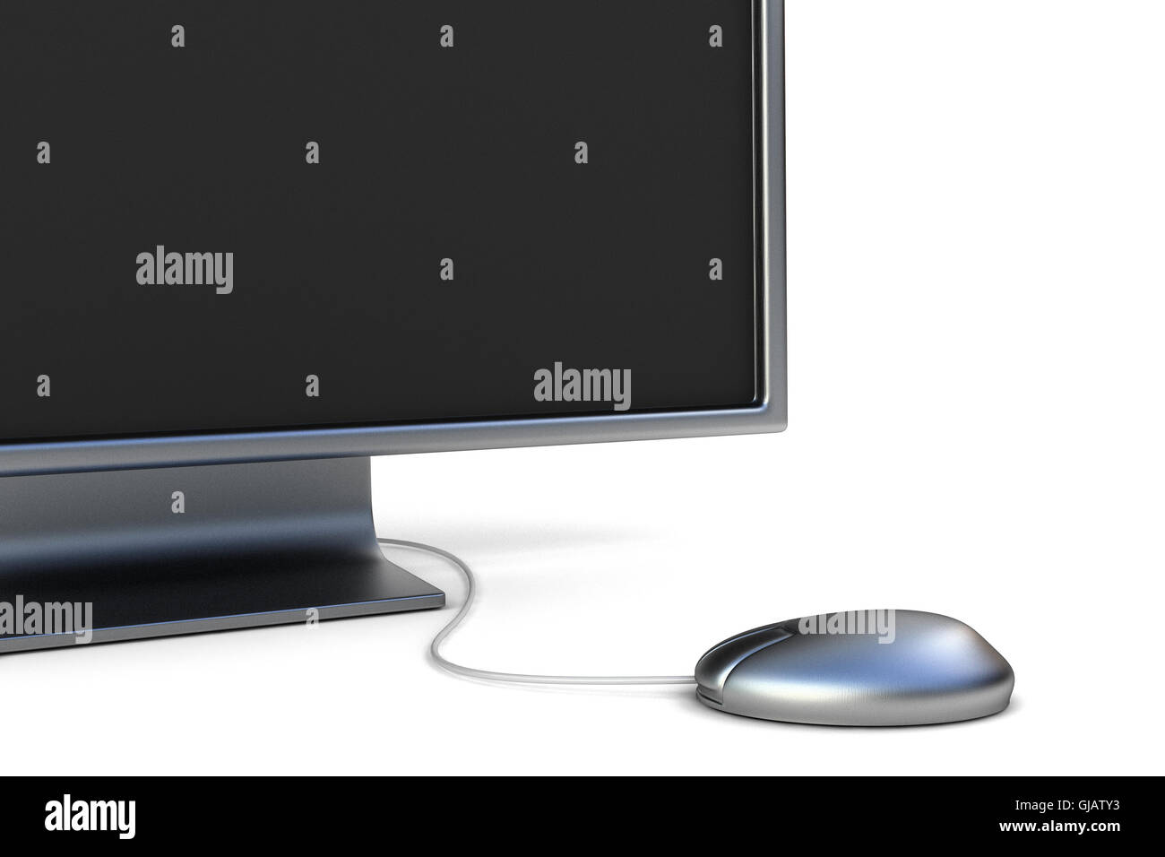 monitor and mouse Stock Photo - Alamy