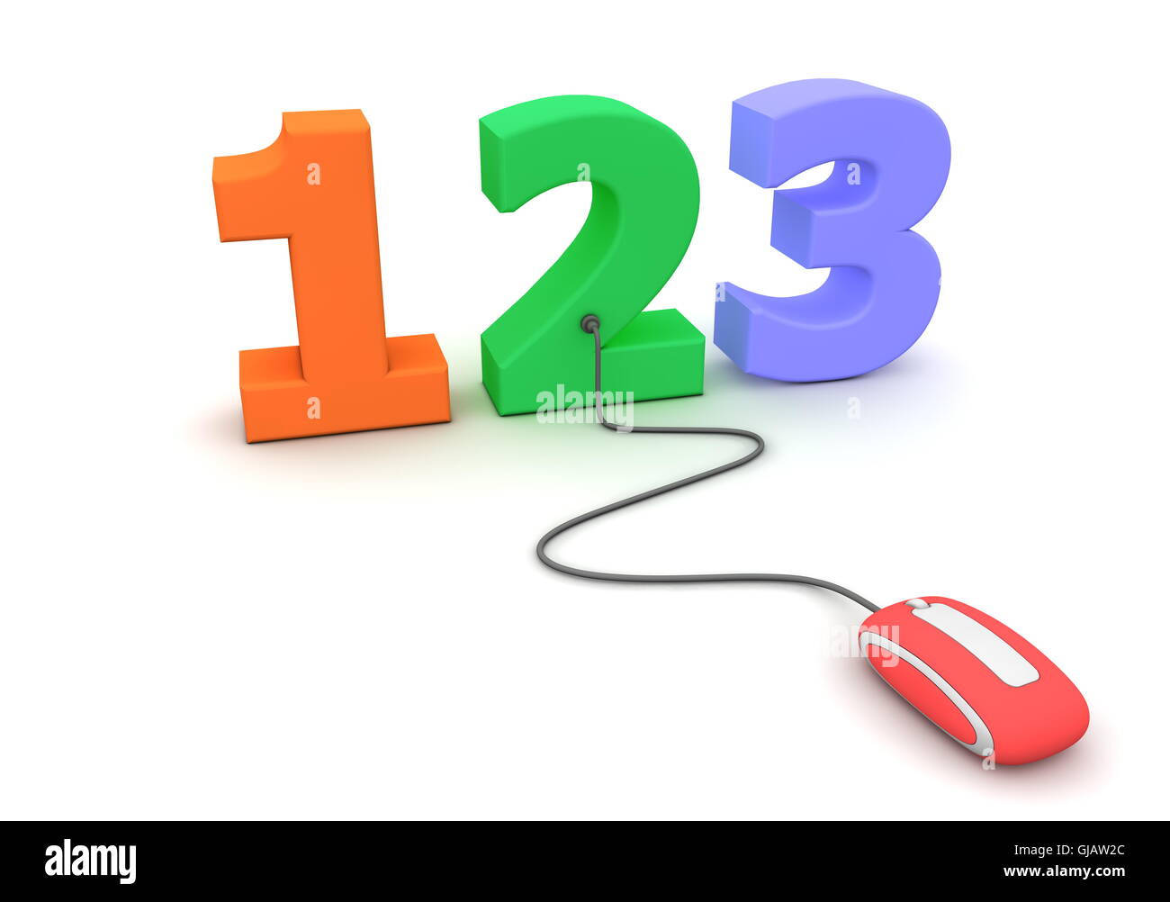 Online button numbers hi-res stock photography and images - Alamy