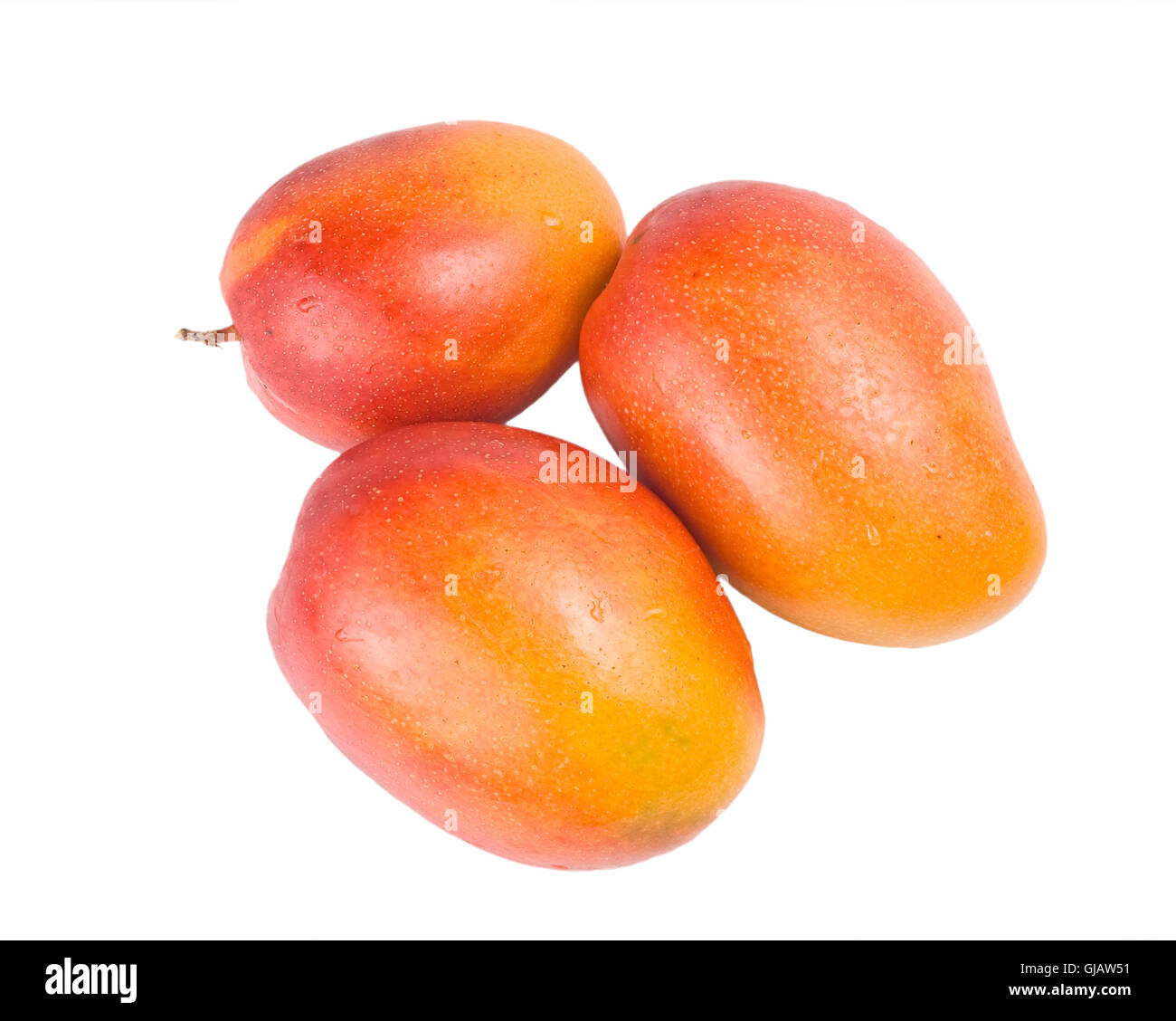 three Ripe mango fruit Stock Photo - Alamy