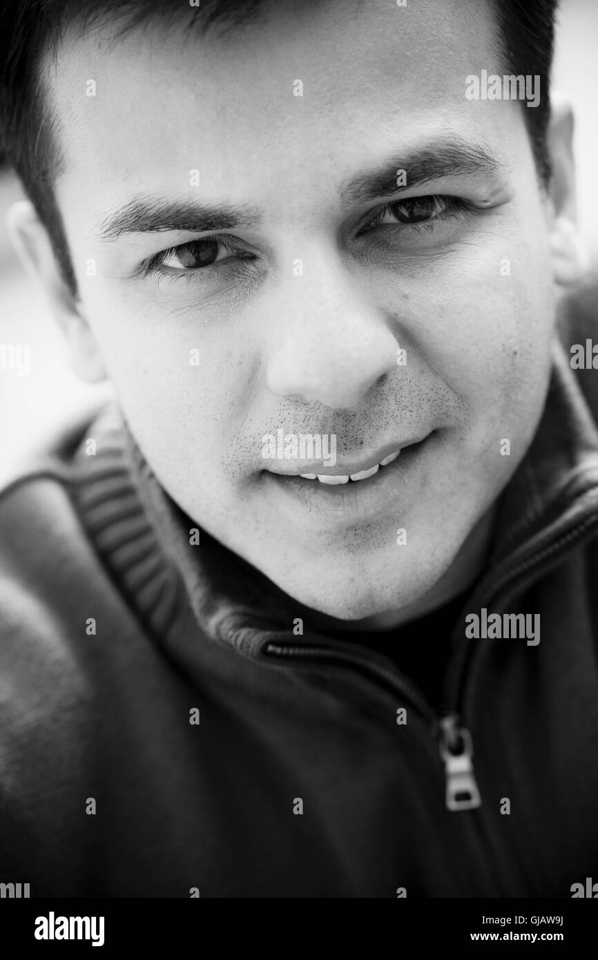 Indian man male one person Black and White Stock Photos & Images - Alamy