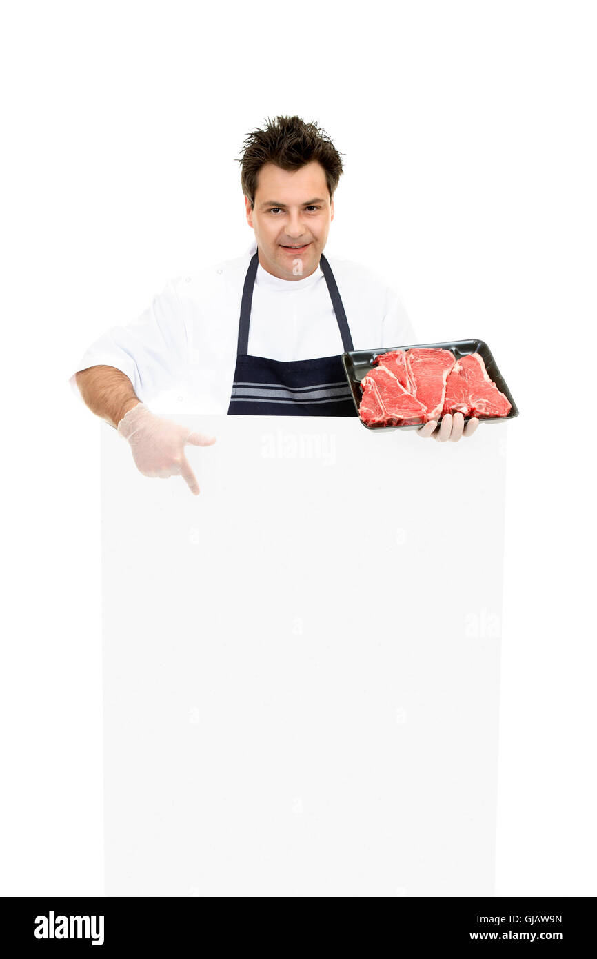 Meat butcher sign board hi-res stock photography and images - Alamy