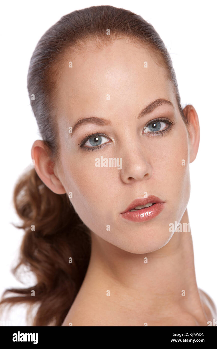 Beautiful natural woman Stock Photo - Alamy
