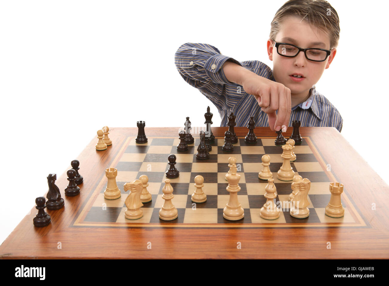 Playing a game of chess Stock Photo - Alamy
