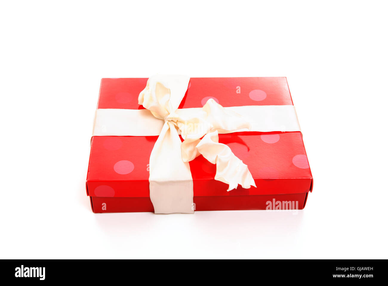 Red ribbon bow presents Cut Out Stock Images & Pictures - Alamy