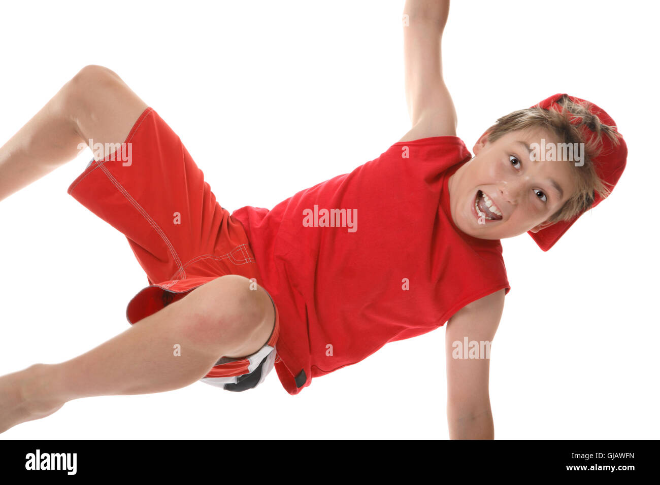 Active boy closeup Stock Photo - Alamy