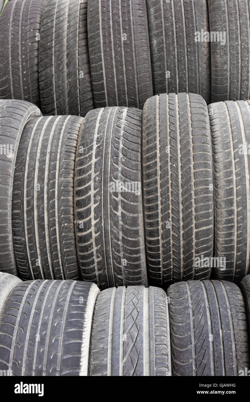 Old tires background texture pattern Stock Photo - Alamy
