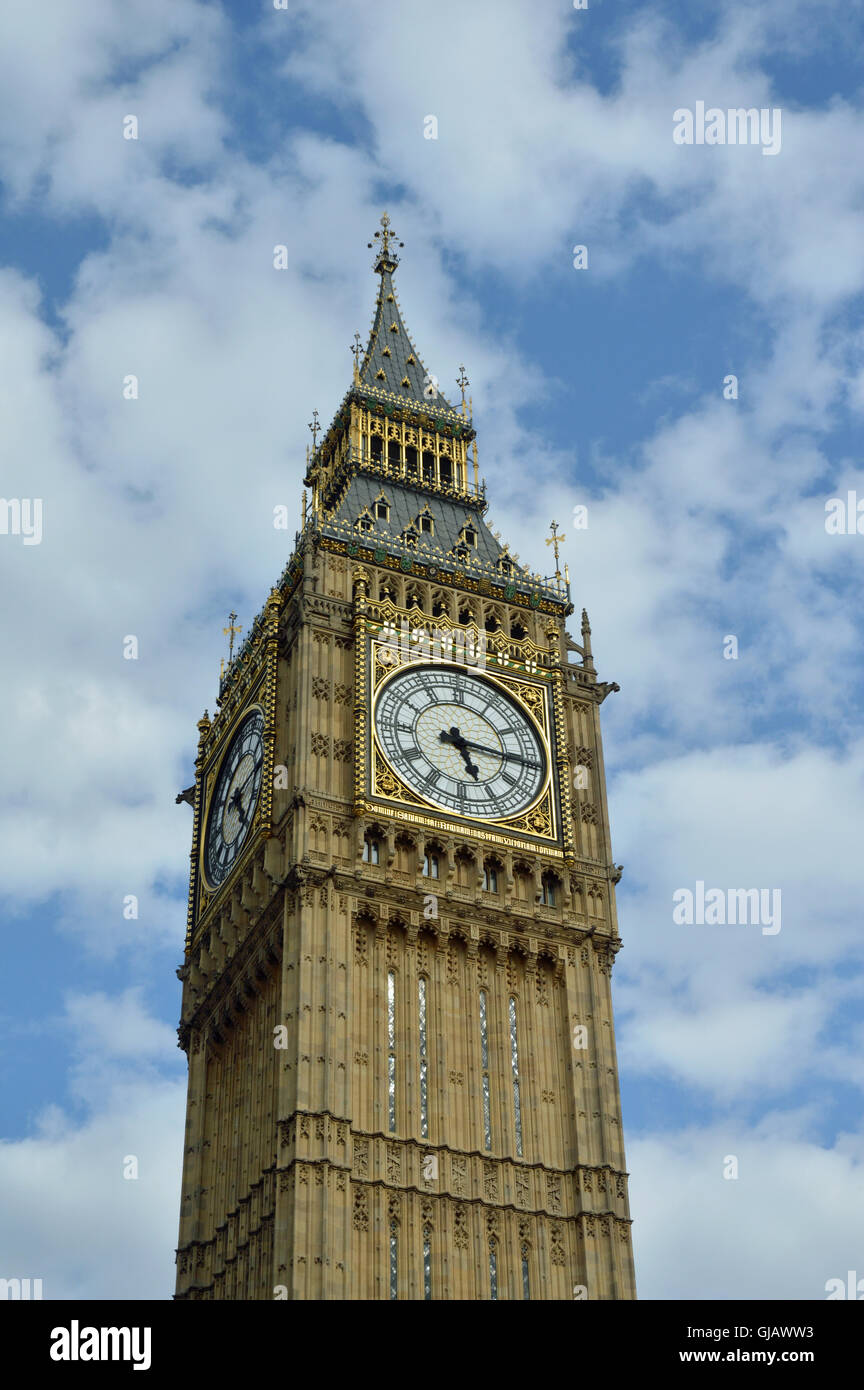 Big Ben.Elizabeth Tower, London Stock Photo - Alamy