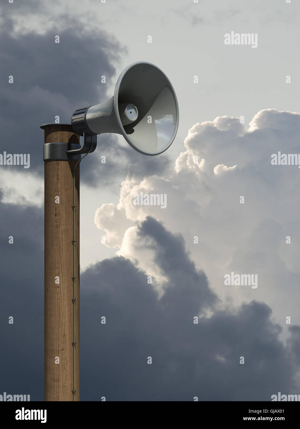 Loudspeaker pole hi-res stock photography and images - Alamy