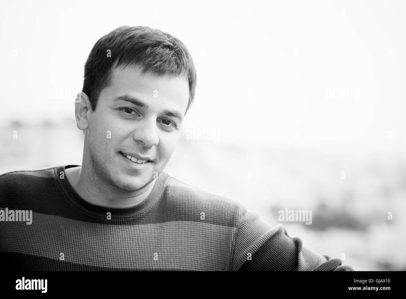 Smiling Indian Male Stock Photo - Alamy