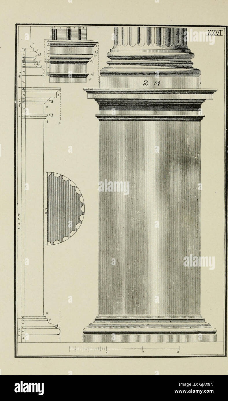 This 1889 work explores the five classical orders of architecture—Doric ...