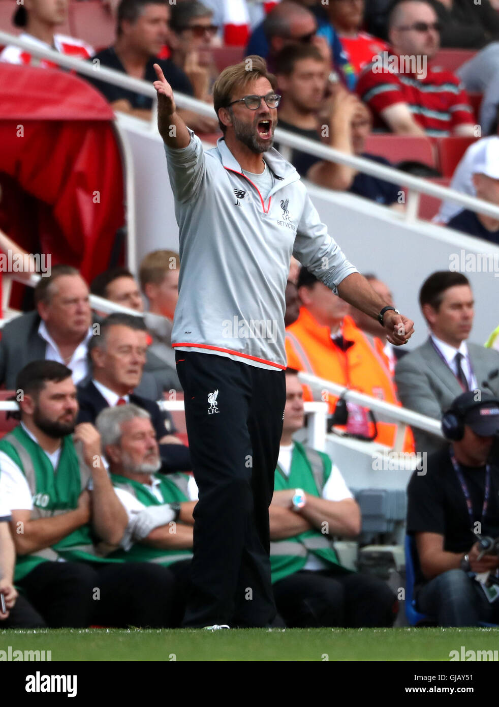 Liverpool manager Jurgen Klopp during the Premier League match at the ...