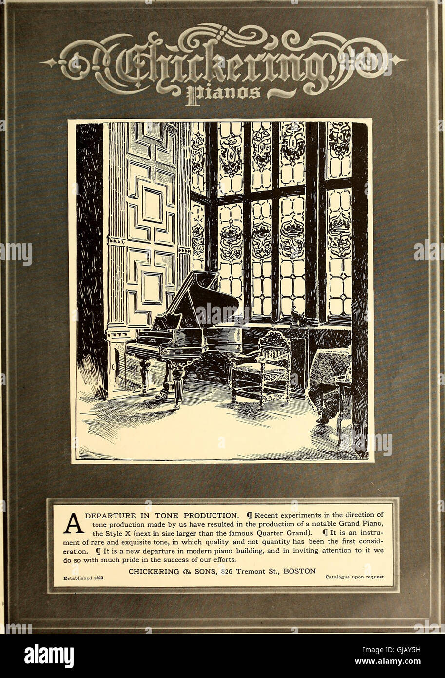The 1907 'American Homes and Gardens' explores the design, decoration ...