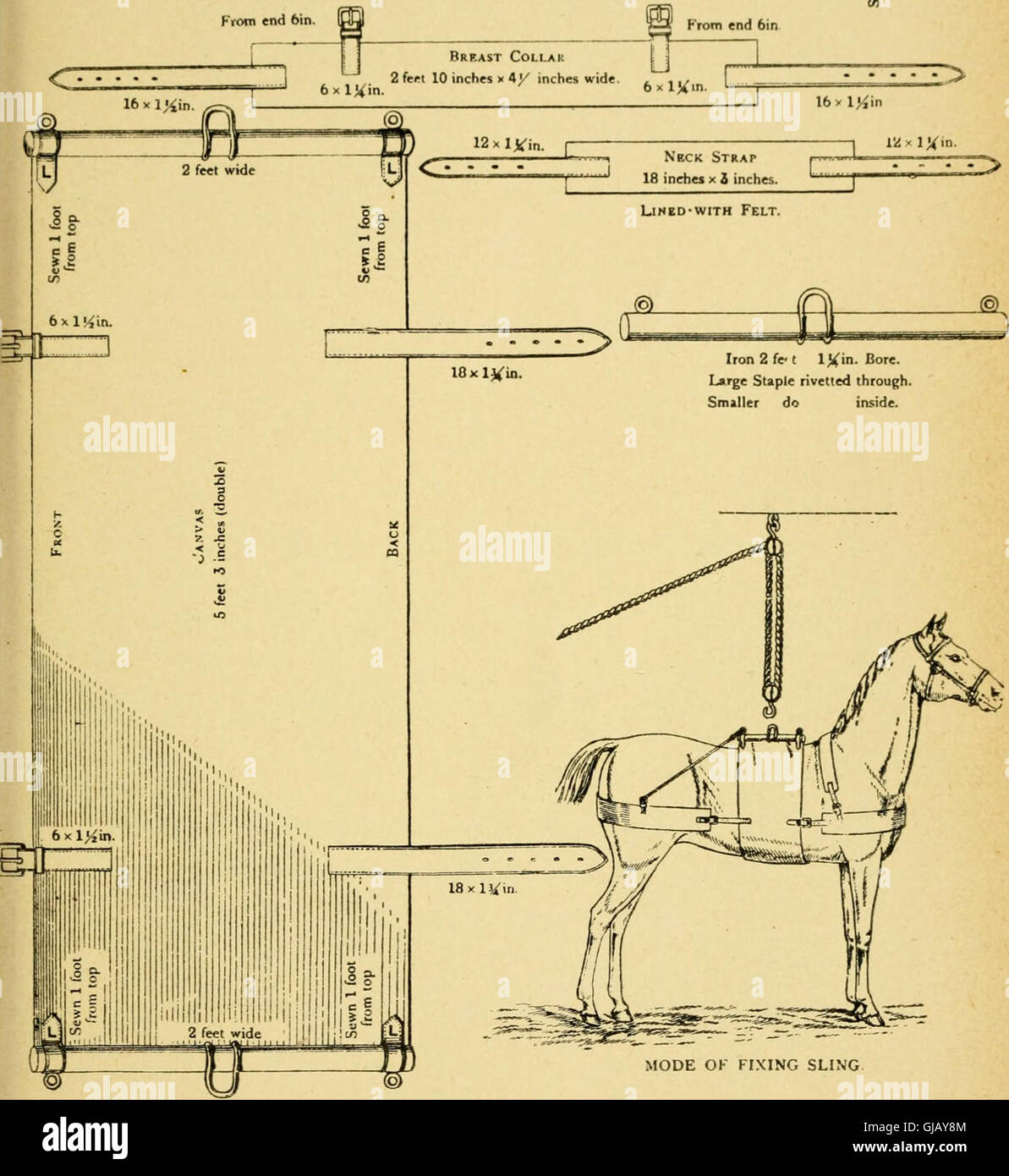 This 1907 guide offers detailed instructions for harness making ...
