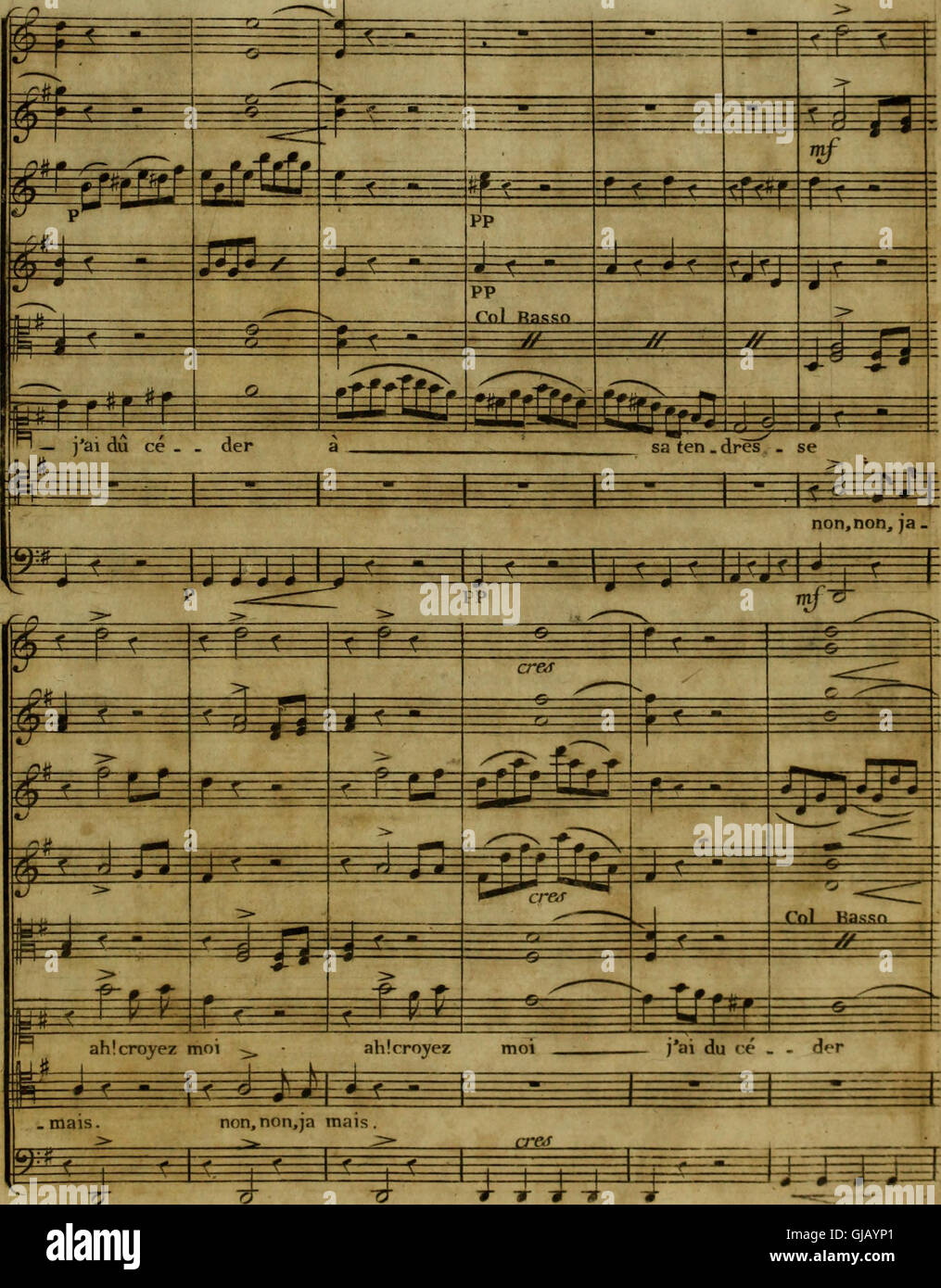 A 1797 French opera titled 'Le Traité nul,' in one act, which features ...