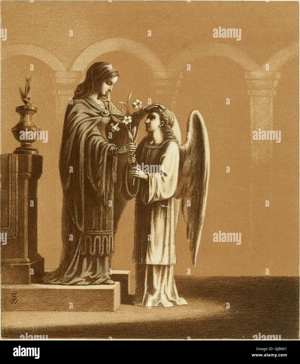*The Angel at the Sepulchre* (1890) is a work that likely depicts a ...