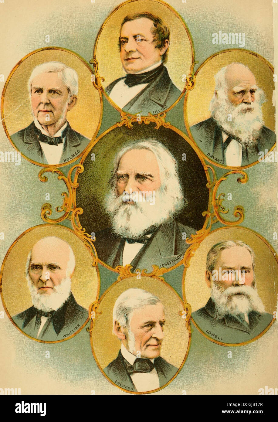 A century of American literature and the lives and portraits of our ...